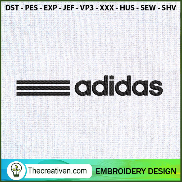 Adidas Logo Sport Embroidery Designs, Adidas Logo Machine Embroidery ...