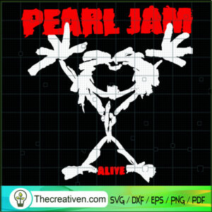 Pearl Jam Alive SVG, Pearl Jam Logo SVG, Pearl Jam Stickman SVG ...