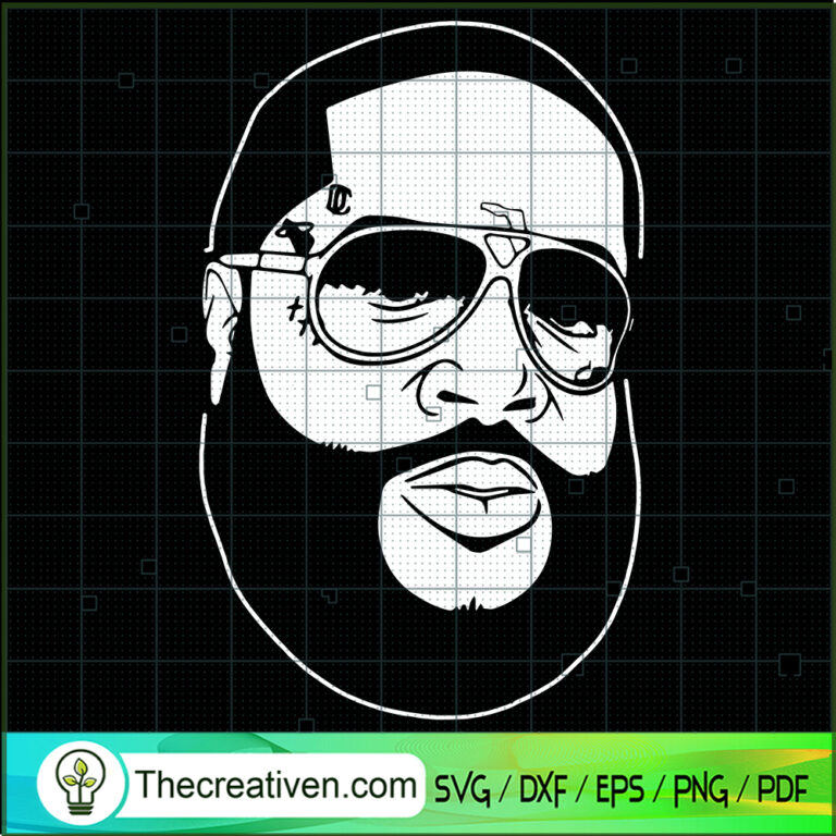 Rick Ross SVG, US Rapper SVG, Singer SVG - Premium & Original SVG Cut Files