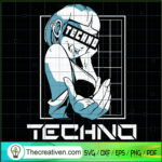 Techno Music Raver SVG, Techno SVG, Techno And Rave SVG - Premium ...