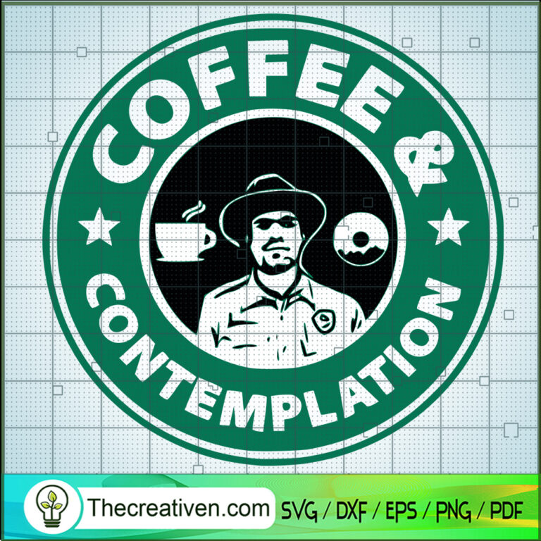Coffee Contemplation SVG, Stranger Things Coffee SVG, Jim Hopper SVG ...