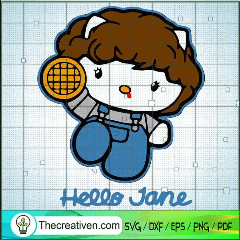 Hello Jane SVG, Stranger Things SVG, Chibi Jane SVG - Premium ...