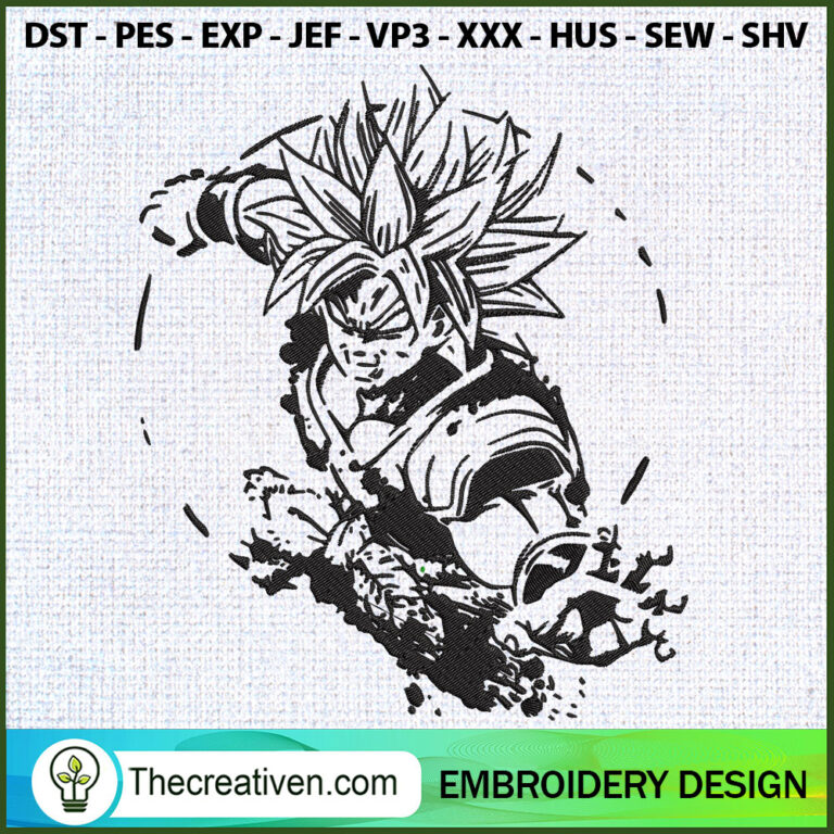 Goku Dragon Ball Super Embroidery Designs, Dragon Ball Z Machine ...