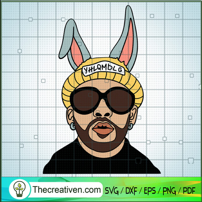 Bad Bunny Drinking SVG, Bad Bunny Yogaguni SVG, Bad Bunny Sad Heart SVG ...