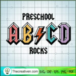 Preschool ABCD Rocks SVG, Back To School SVG, Preschool SVG - Premium ...