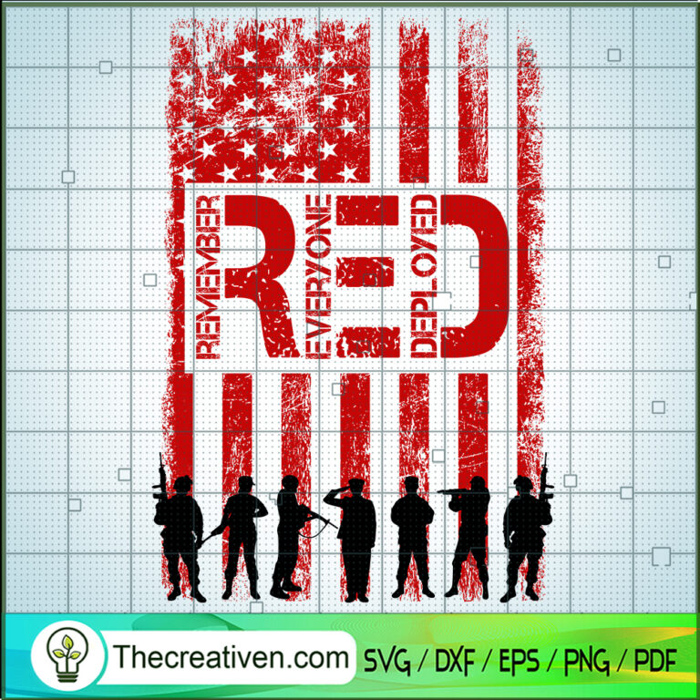 Remember Everyone Deployed SVG, American Flag SVG, Army SVG - Premium ...