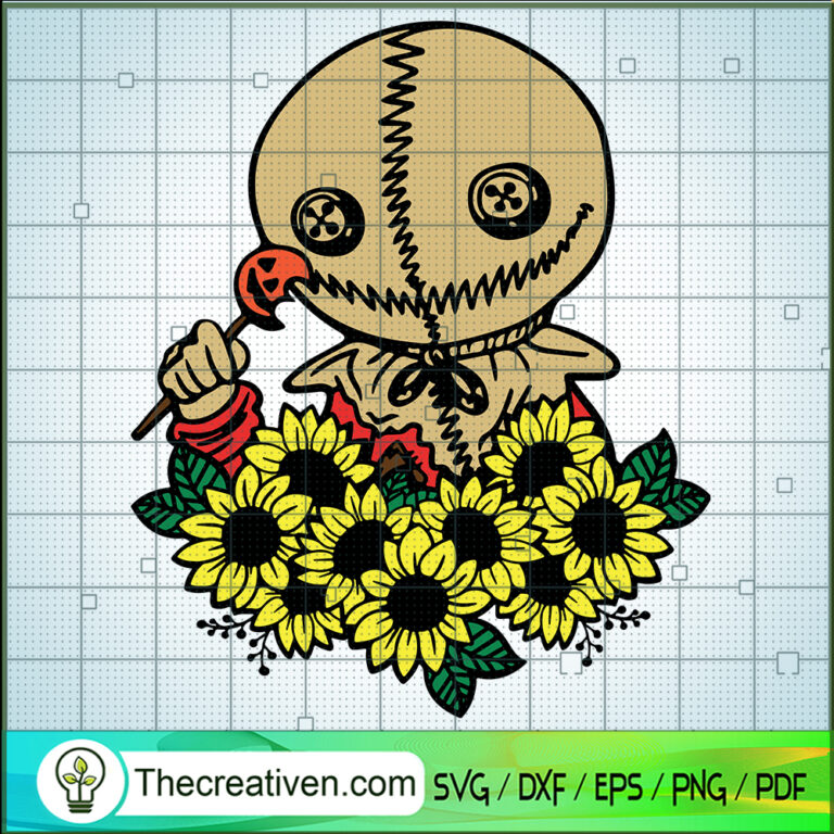Sam Trick Or Treat Sunflower SVG, Sam Horror SVG, Halloween SVG ...