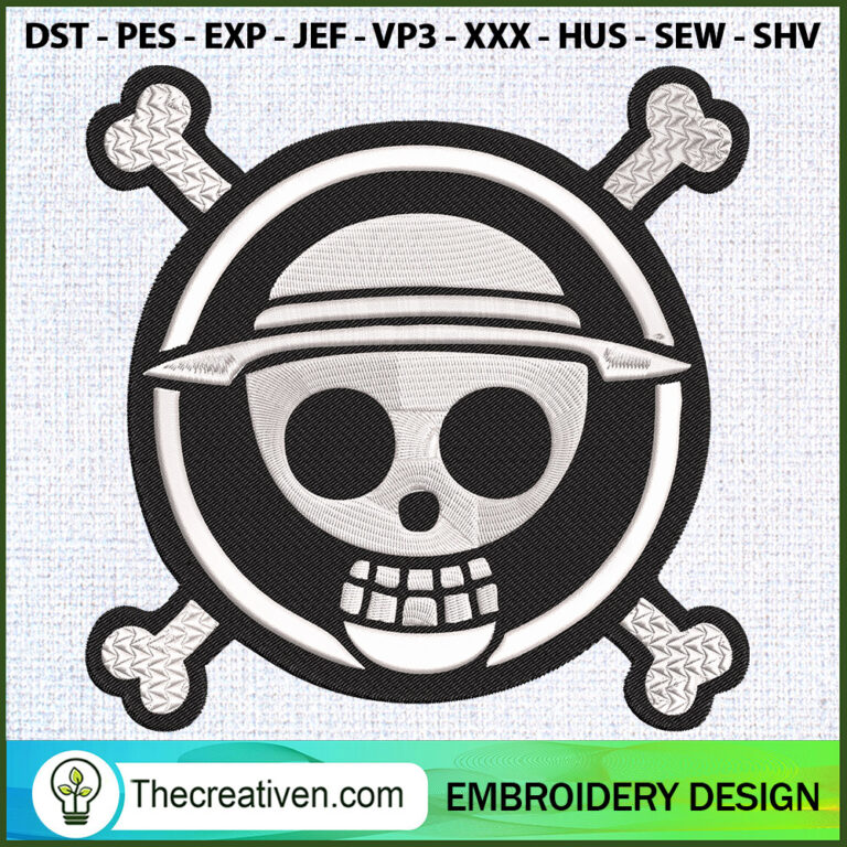 Blackbeard Embroidery Designs, One Piece Machine Embroidery Design ...