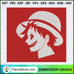 Luffy Laugh Demon Embroidery Designs, One Piece Machine Embroidery ...