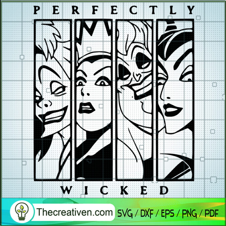 Perfectly Wicked SVG, Disney Evil Queen SVG, Wicked Queen SVG - Premium ...