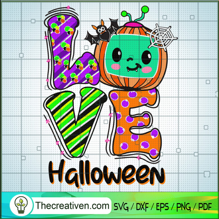 Cocomelon Love Halloween SVG, Cocomelon Spooky Halloween SVG, Happy ...