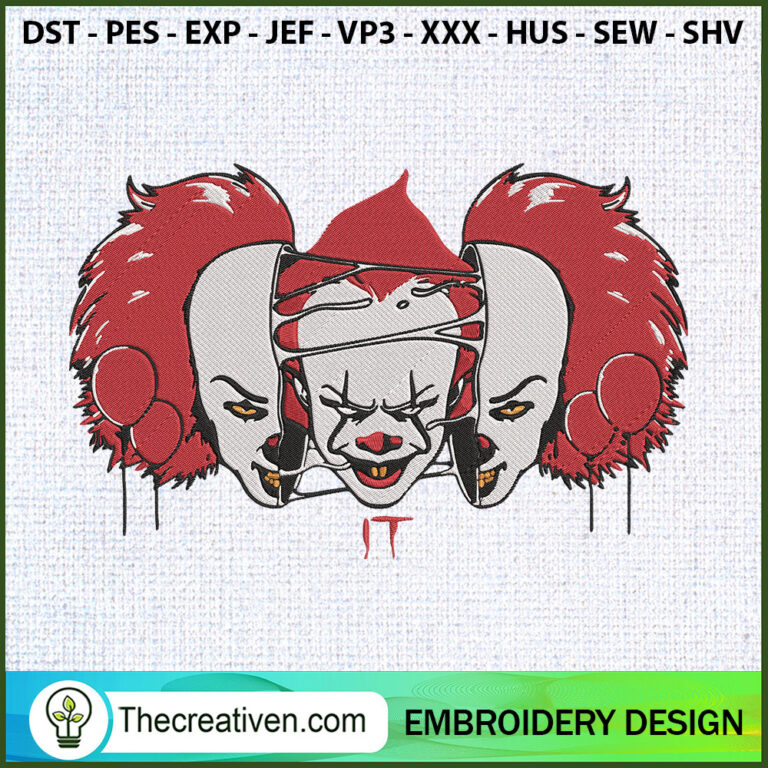 Jack And Sally Moon Pennywise Embroidery Designs, Halloween Machine Embroidery Design, Machine ...