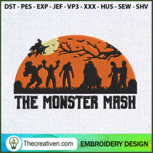 The Monster Mash Embroidery Designs, Halloween Machine Embroidery ...