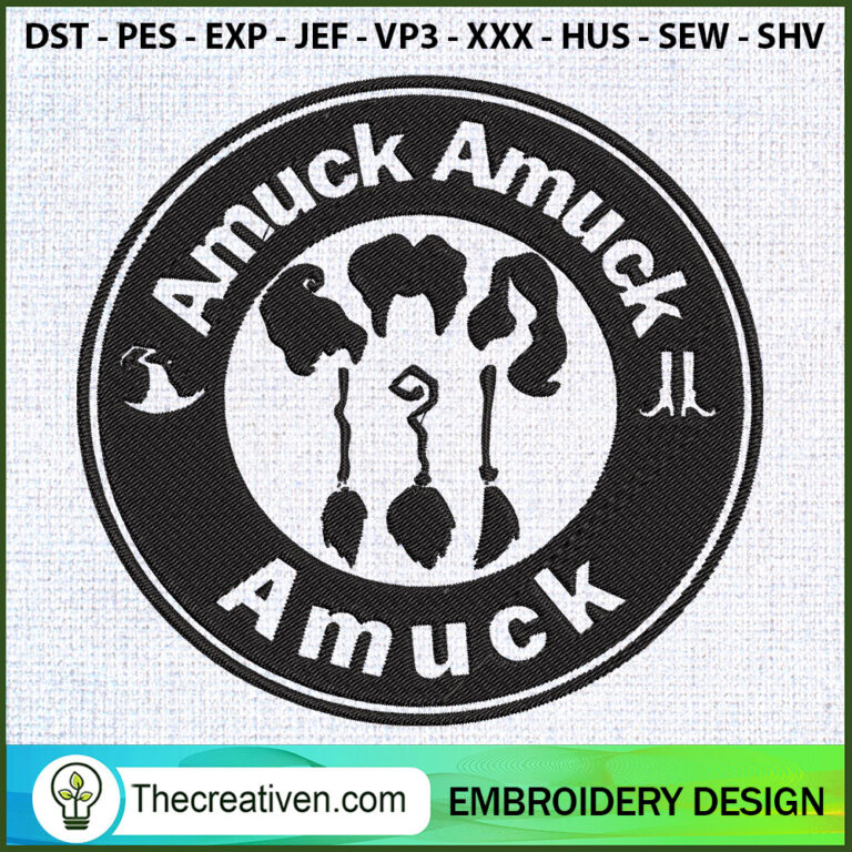Hocus Pocus Amuck Amuck Embroidery Designs, Halloween Machine ...