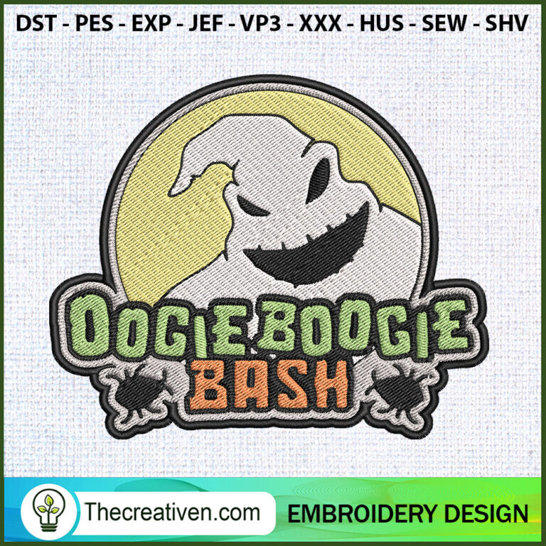 Oogie Boogie Bash Embroidery Designs, Halloween Machine Embroidery ...