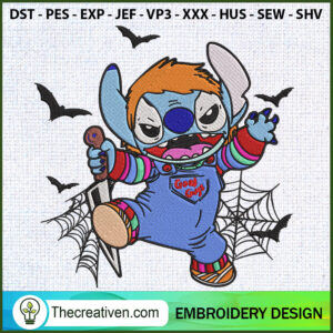 Chucky Good Guys Stitch Embroidery Designs, Halloween Machine ...