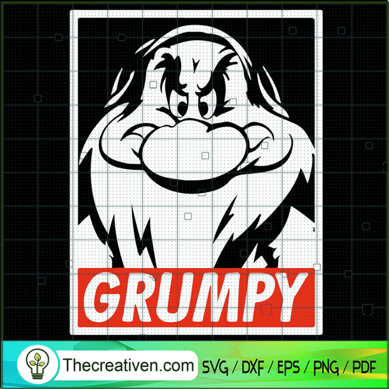 Grumpy SVG, Dwarf SVG, Cute Grumpy SVG - Premium & Original SVG Cut Files