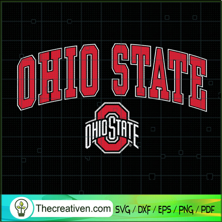 Ohio State Buckeyes SVG, Arch Over Logo SVG, Ohio State SVG - Premium ...
