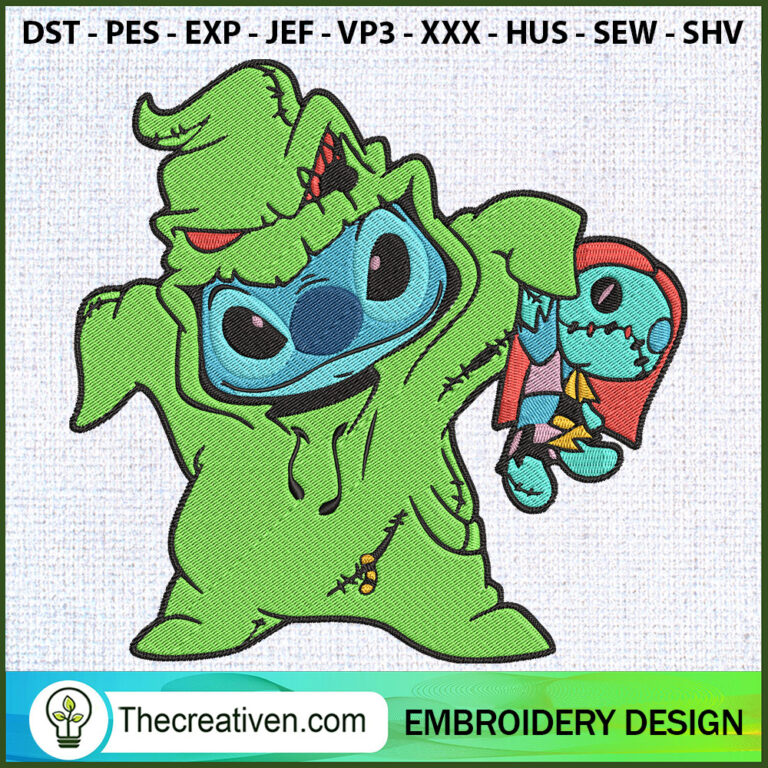 Oogie Boogie Stitch Embroidery Designs, Halloween Machine Embroidery ...