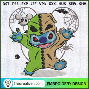 Oogie Boogie Stitch Disney Embroidery Designs, Halloween Machine ...