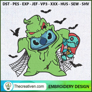 Oogie Boogie Stitch Disney Embroidery Designs, Halloween Machine ...