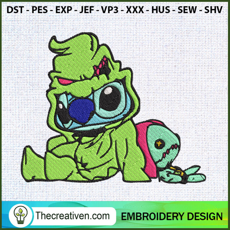 Stitch Sally Embroidery Designs, Halloween Machine Embroidery Design ...