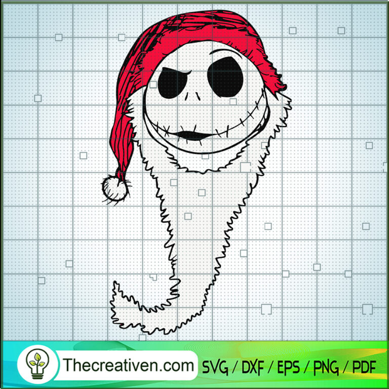 Santa Jack SVG, Jack Skellington SVG, The Nightmare Before Christmas ...