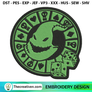 Welcome Oogie Boogie Casino Embroidery Designs, Machine Embroidery ...