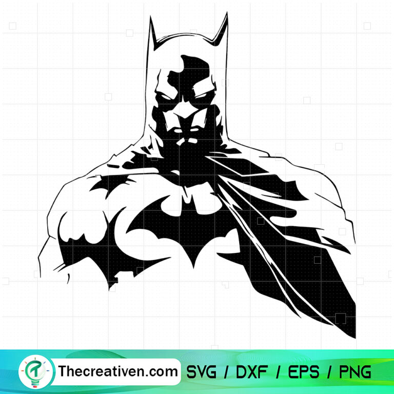 Batman With Bat SVG, Batman Logo SVG, DC Comics SVG - Premium ...