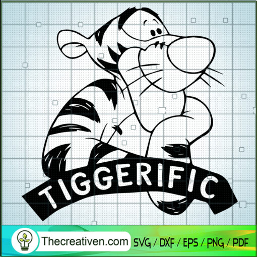 Tigerific SVG, Winnie The Pooh SVG - Premium & Original SVG Cut Files
