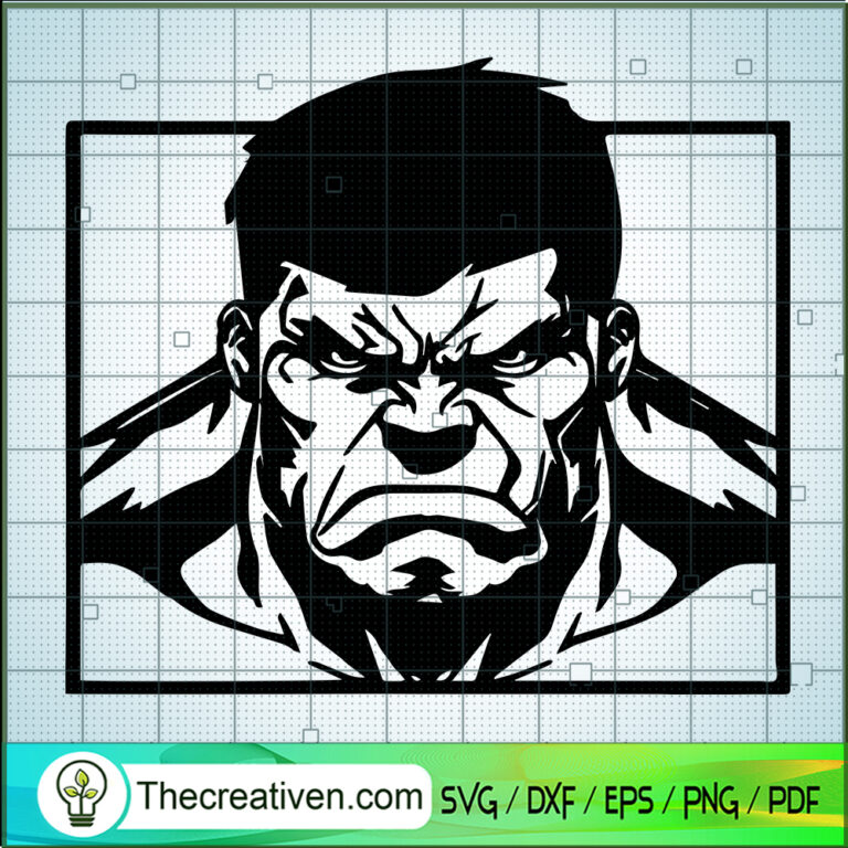 Hulk Face SVG, Marvel SVG - Premium & Original SVG Cut Files