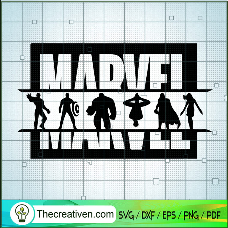 Marvel Super Hero SVG, Marvel Movie SVG - Premium & Original SVG Cut Files