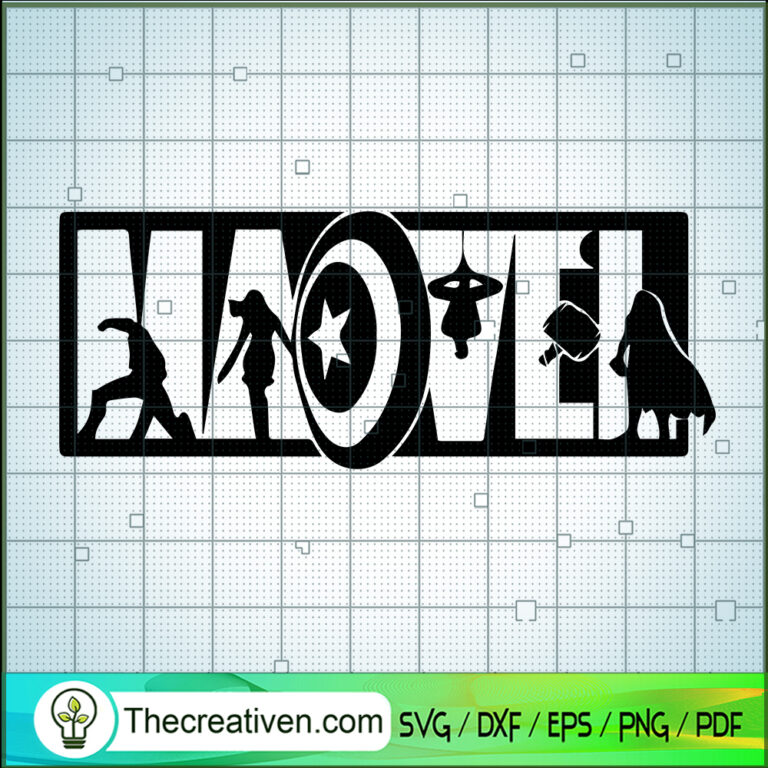 Marvel Super Hero Logo SVG, Marvel SVG - Premium & Original SVG Cut Files