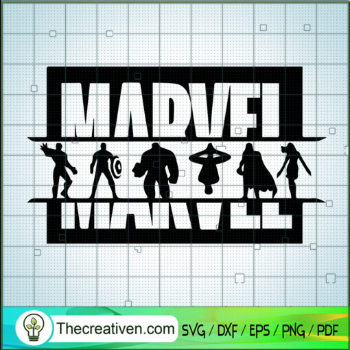 Marvel Super Hero SVG, Marvel Movie SVG - Premium & Original SVG Cut Files