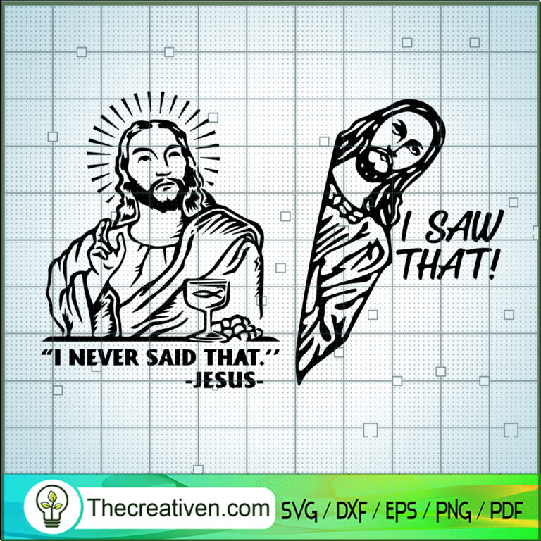 Funny Jesus SVG, Jesus SVG - Premium & Original SVG Cut Files