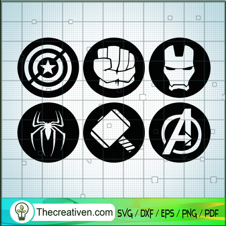 Icon Logo Marvel SVG, Icon Marvel SVG - Premium & Original SVG Cut Files