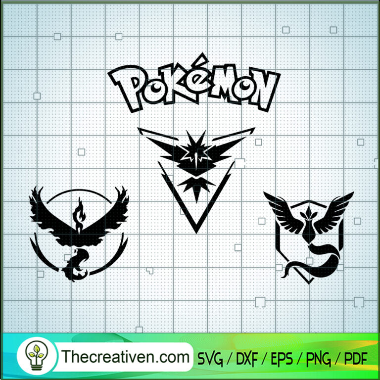 Top 3 Legendary Pokemon SVG, Pokemon SVG - Premium & Original SVG Cut Files