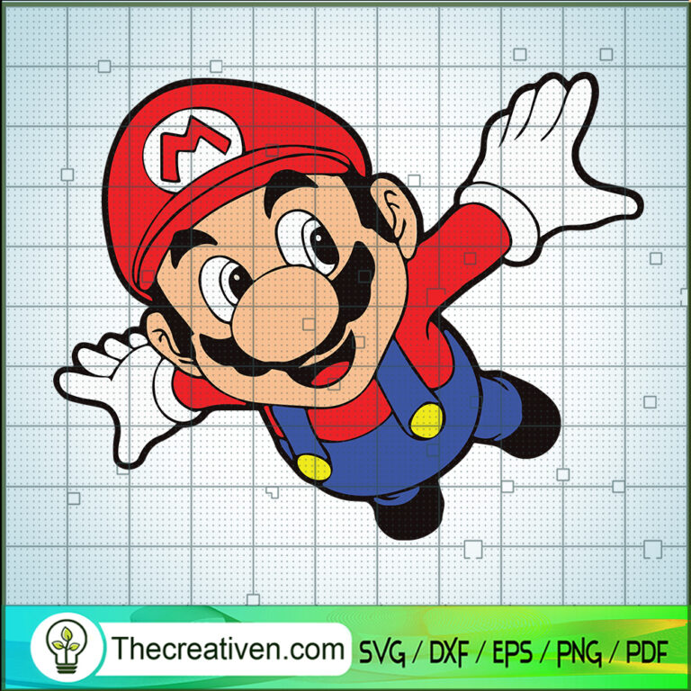 Mario Fly SVG, Mario Game SVG - Premium & Original SVG Cut Files