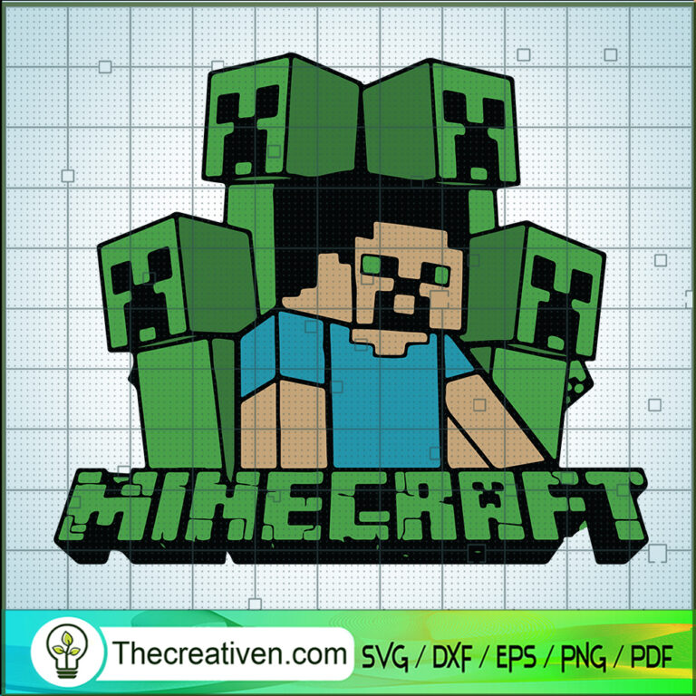 Steve And Creeper SVG, Minecraft SVG - Premium & Original SVG Cut Files
