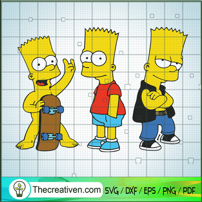 Bart Pose Style SVG, Style Bart Simpson SVG - Premium & Original SVG ...