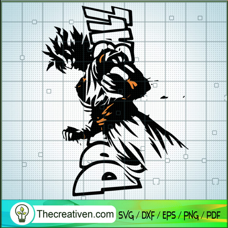 Son Goku Dragonball SVG, Dragonball SVG - Premium & Original SVG Cut Files