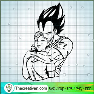 Vegeta Love Bulma SVG, Dragonball SVG - Premium & Original SVG Cut Files