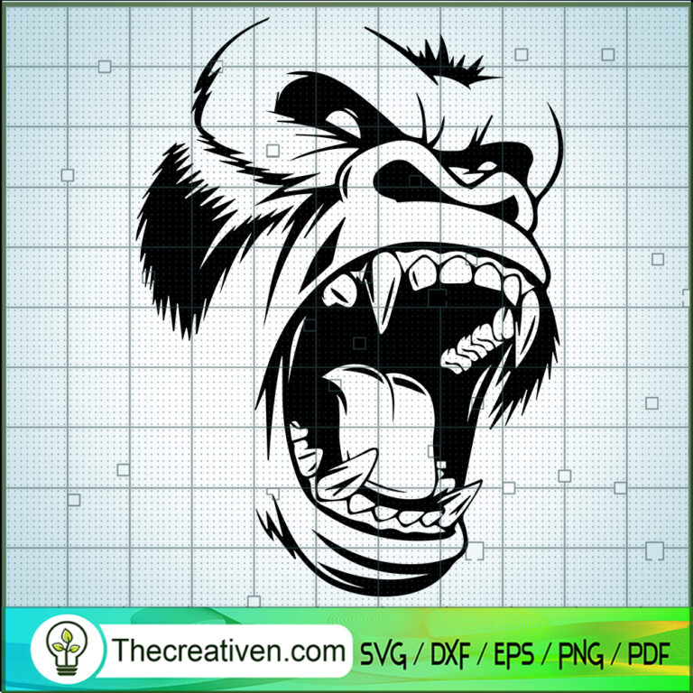 Kong Face SVG, Kong X Godzilla SVG, Kong SVG - Premium & Original SVG ...